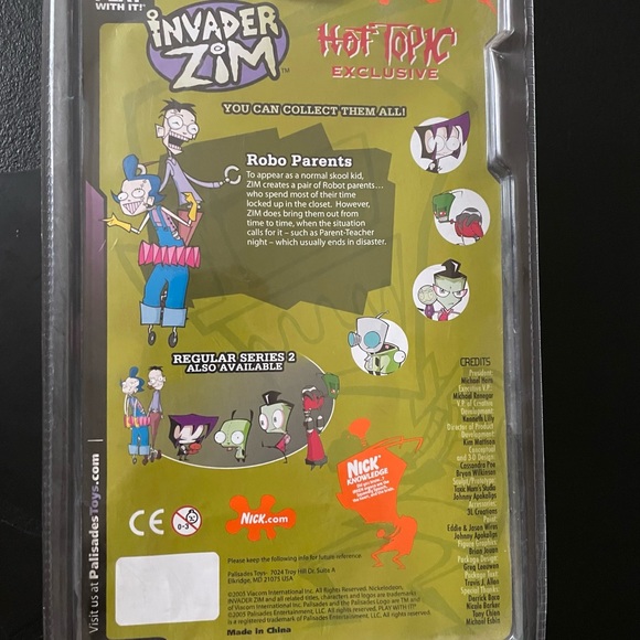Toys | Nick Invader Zim Robo Parent Action Figures | Poshmark